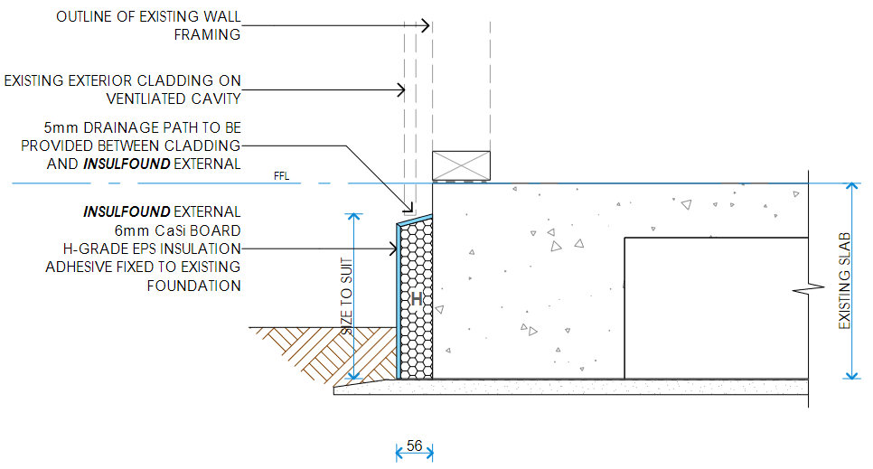 Slab Edge Insulation Detail